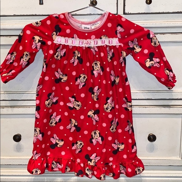 Disney | Pajamas | Disney Nightgown 24m Infant Child Minnie Pajamas ...